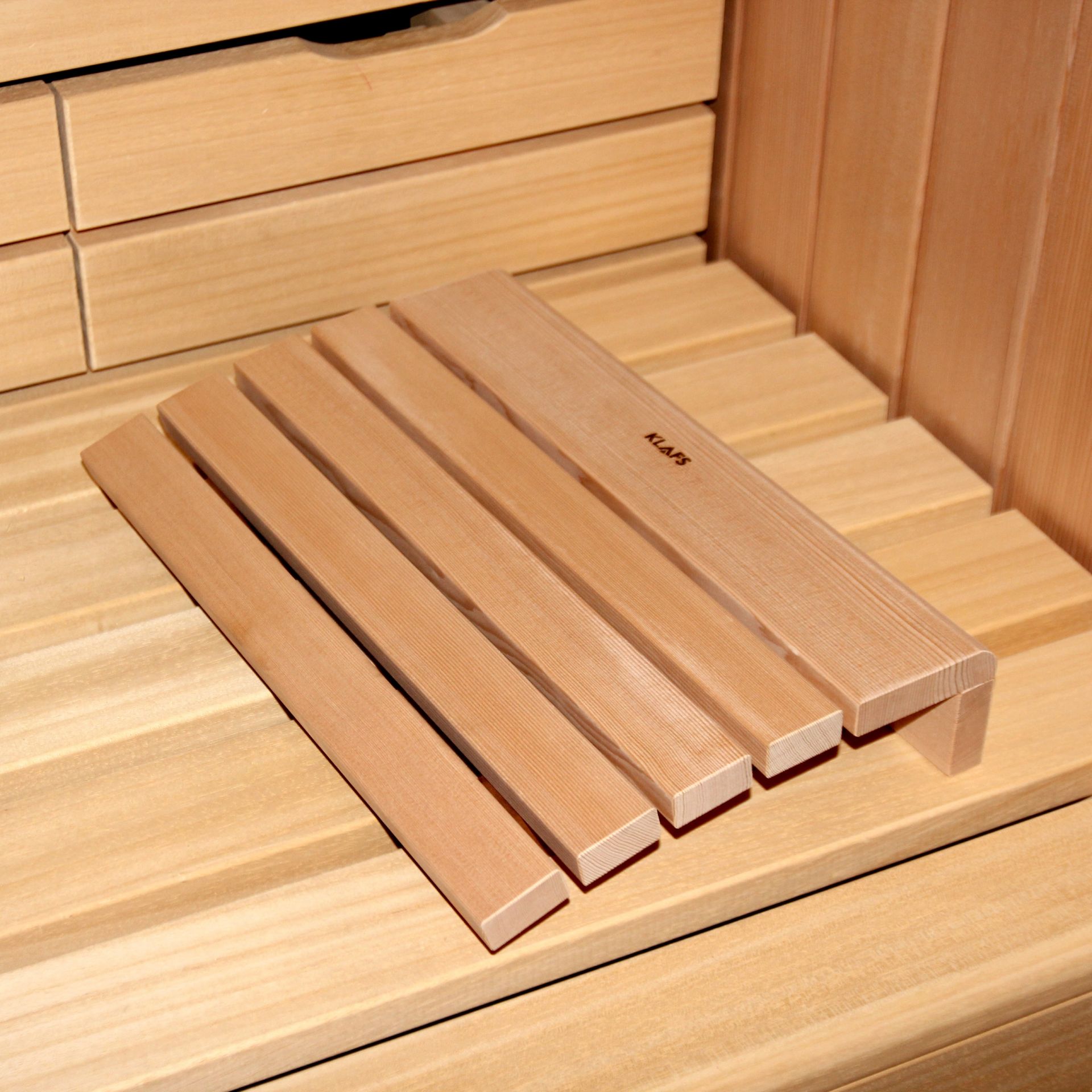 Kopfstütze PREMIUM Hemlock für die Sauna | KLAFS Saunashop